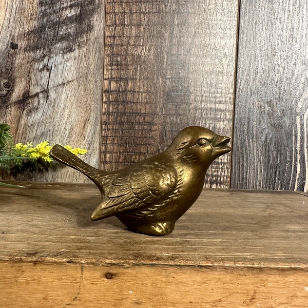 Vintage Brass Birds - Etsy
