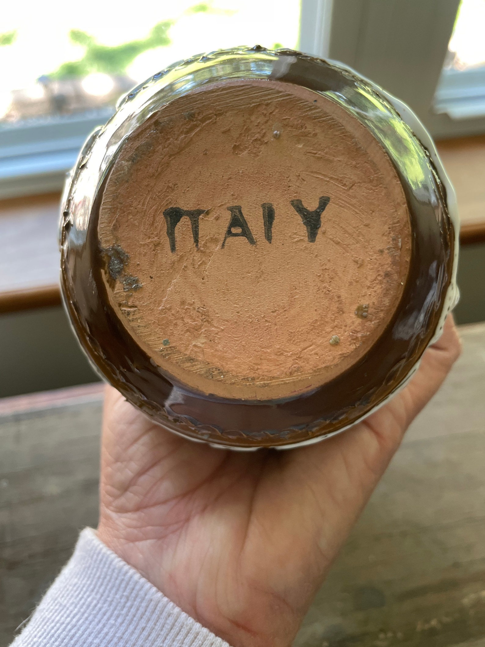 Vintage Italian Clay Pitcher. 16 Ounce Handmade Vintage - Etsy