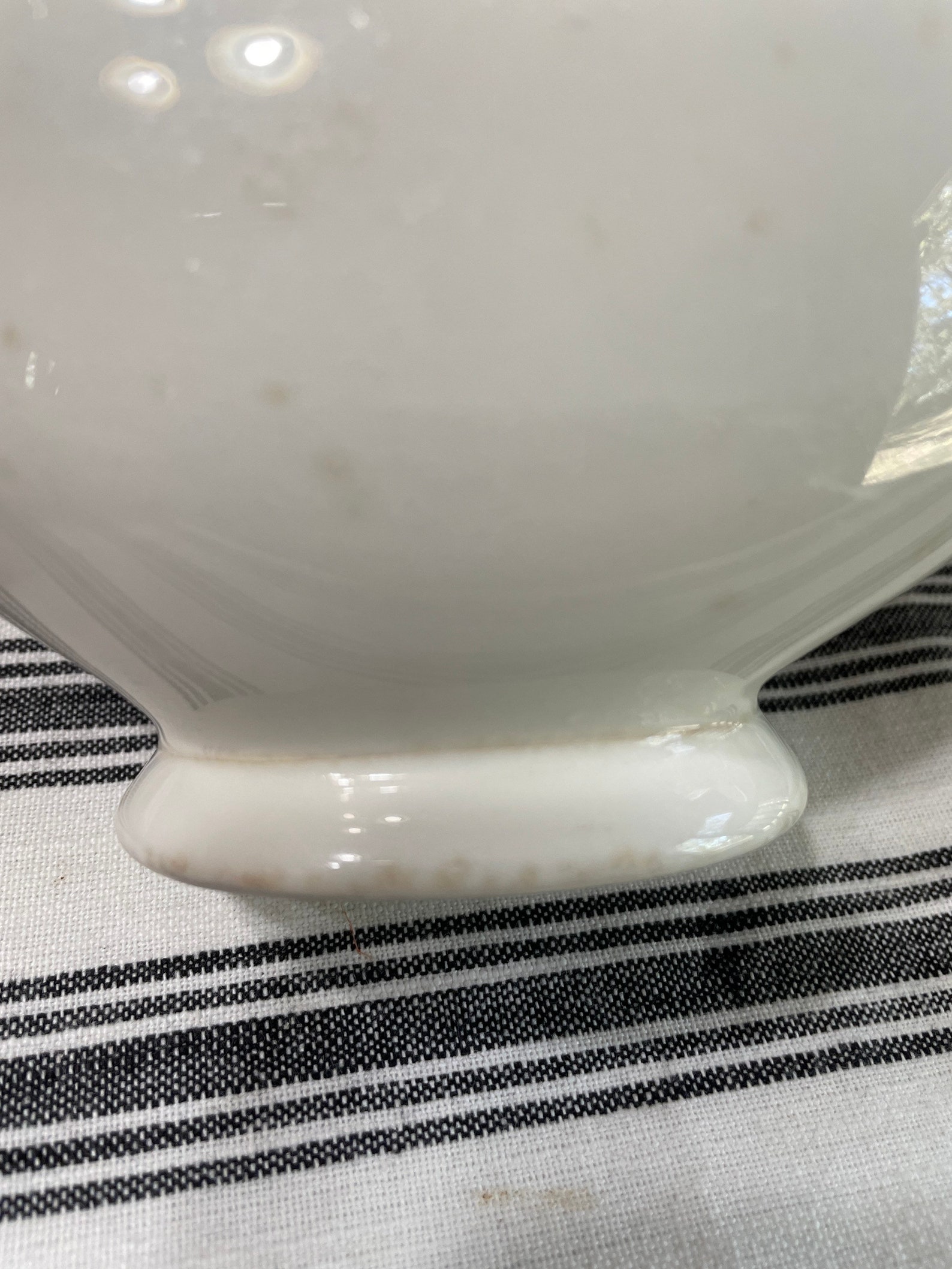 Vintage 1942 USQMC Ironstone Gravy Boat, Military Dining - Etsy