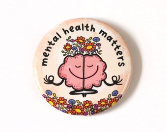 Mental Health Awareness Pins - Etsy