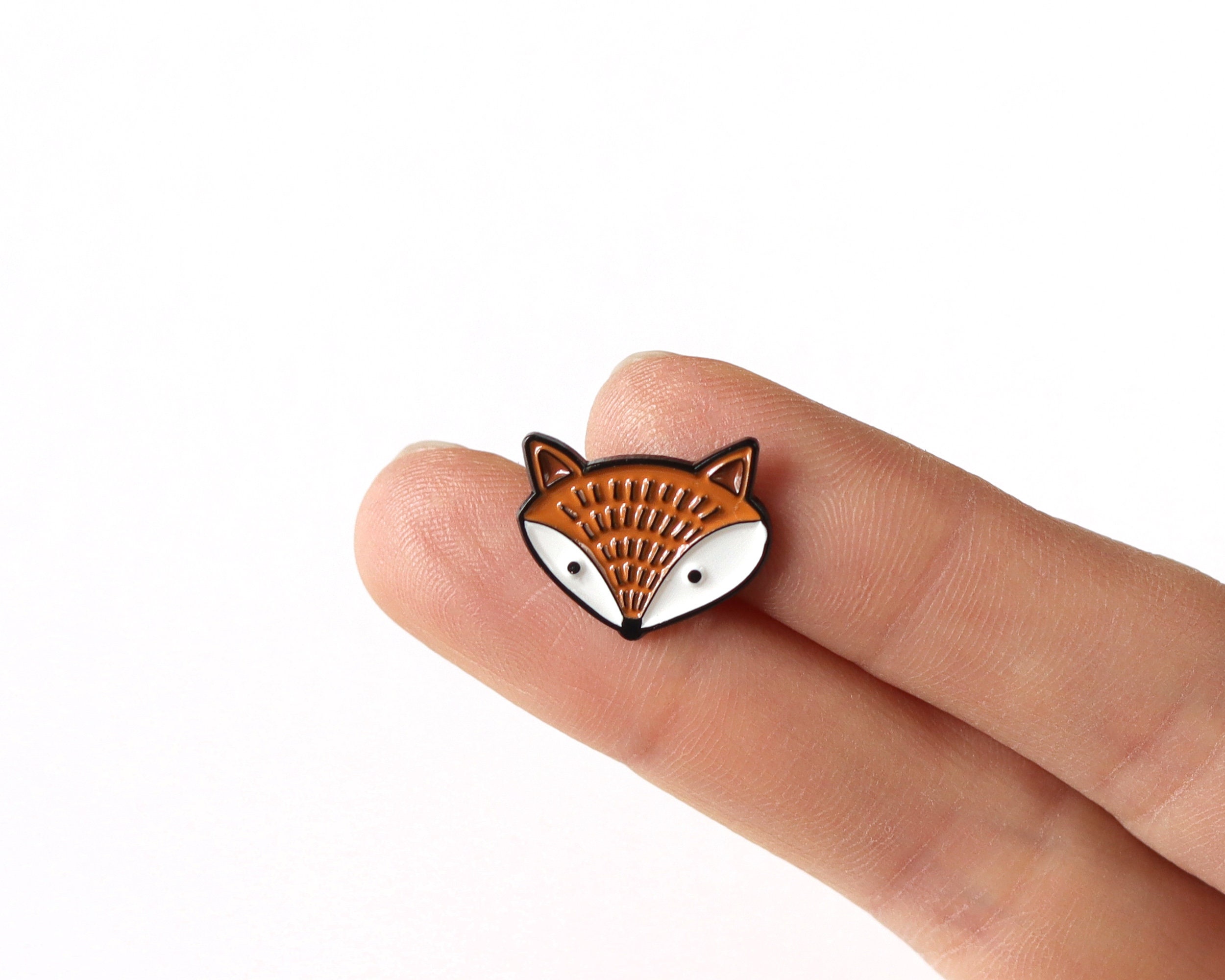 Cute Fox Enamel Pin Aesthetic Enamel Pin Baby Fox Collar | Etsy