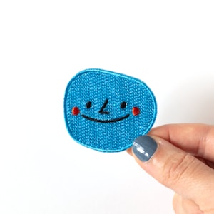 Colorful Faces Iron-on Patch Set | Cute Embroidered Patches | Kids ...