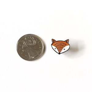 Cute Fox Enamel Pin | Woodland Animal Lapel Pin for Jackets, Bags, and ...