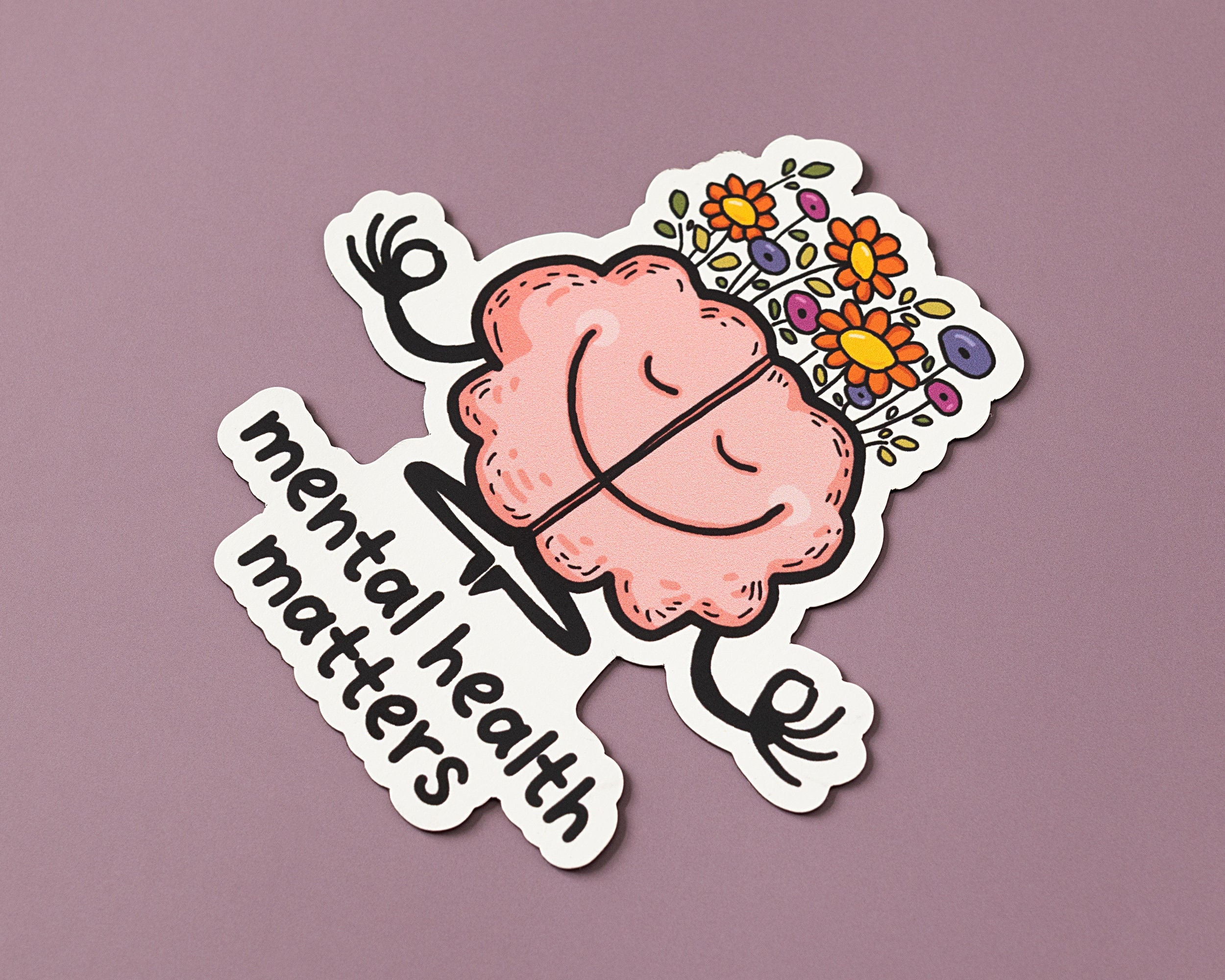 Mental Health Quote Sticker Mental Health Matters Sticker Mental Health ...