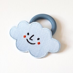 Cute Cloud Iron-on Patch Small Embroidered Patch Cool Backpack Patch ...