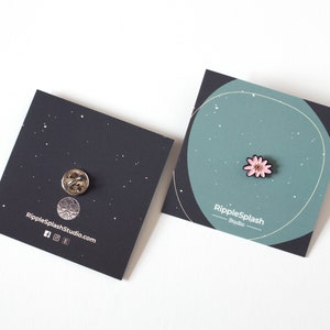 Cute Mini Flower Enamel Pin Pink Flower Soft Enamel Pin - Etsy