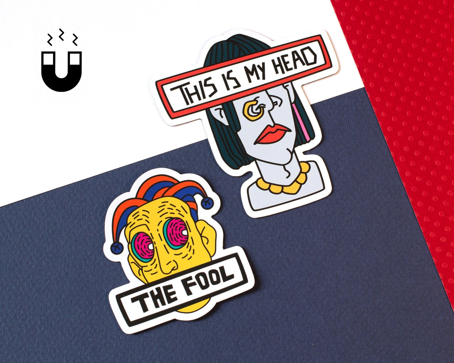 Psychedelic Fridge Magnet Set Funny Trippy Vinyl Magnets - Etsy Canada