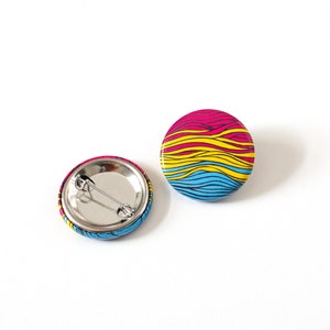Subtle Pansexual Flag Pin Pansexual Flag Pinback Buttons Lgbtq Flags Pin Pins for Backpacks ...