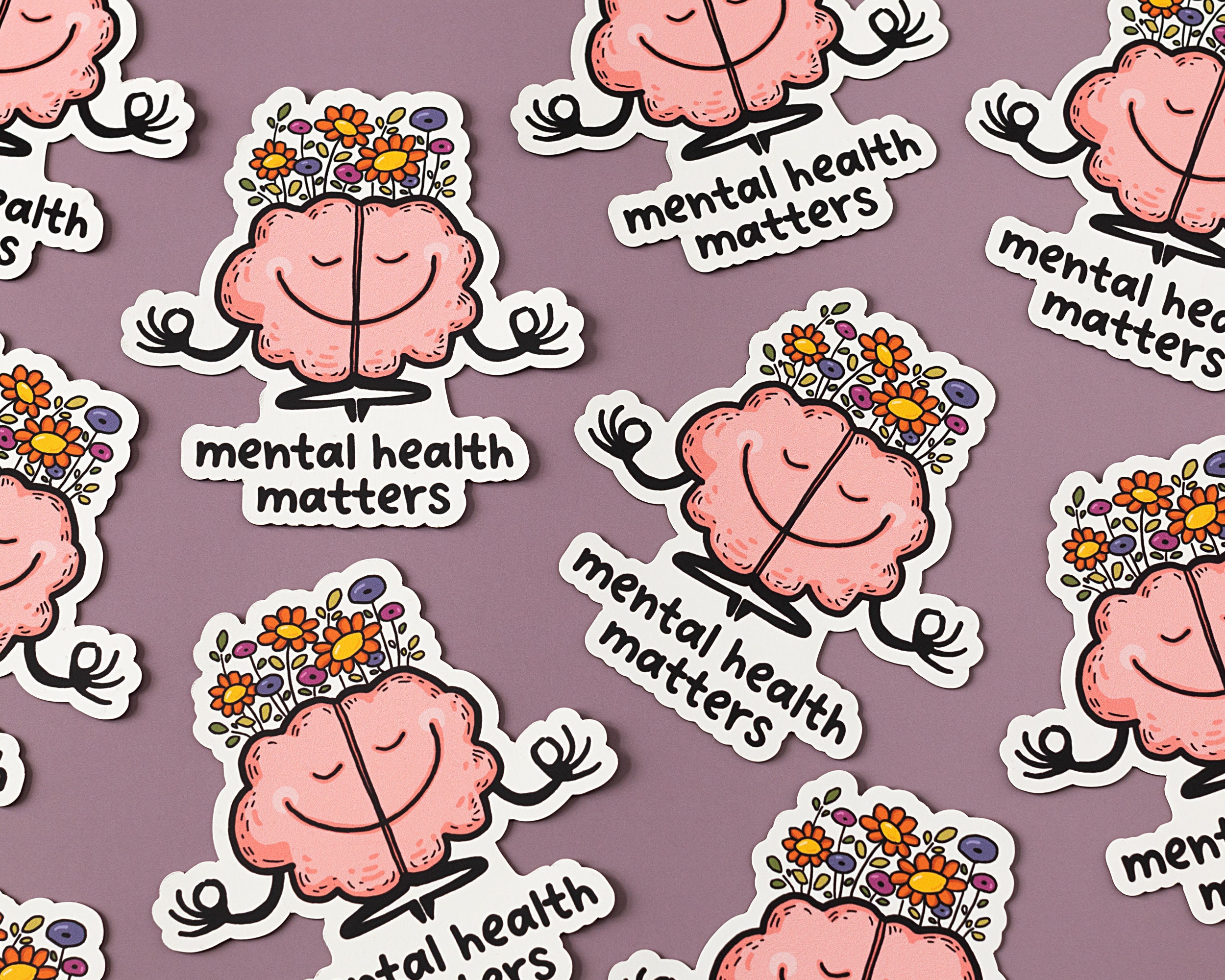 Mental Health Awareness Sticker Set | Inspirational Vinyl Stickers ...