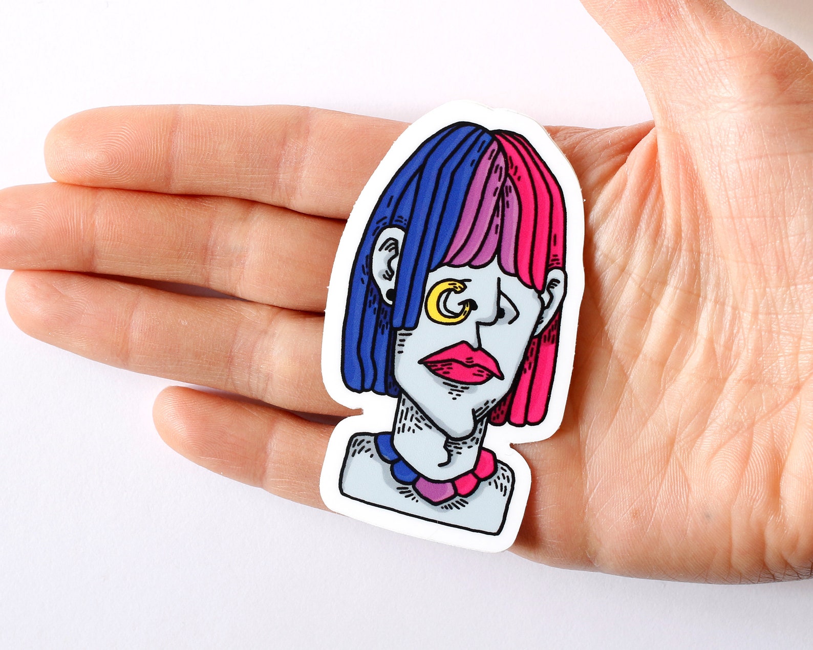 Cool Bisexual Sticker Funny Bi Pride Sticker Subtle - Etsy Singapore