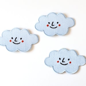 Cute Cloud Iron-on Patch Small Embroidered Patch Cool Backpack Patch ...