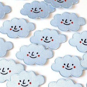 Cute Cloud Iron-on Patch Small Embroidered Patch Cool Backpack Patch ...