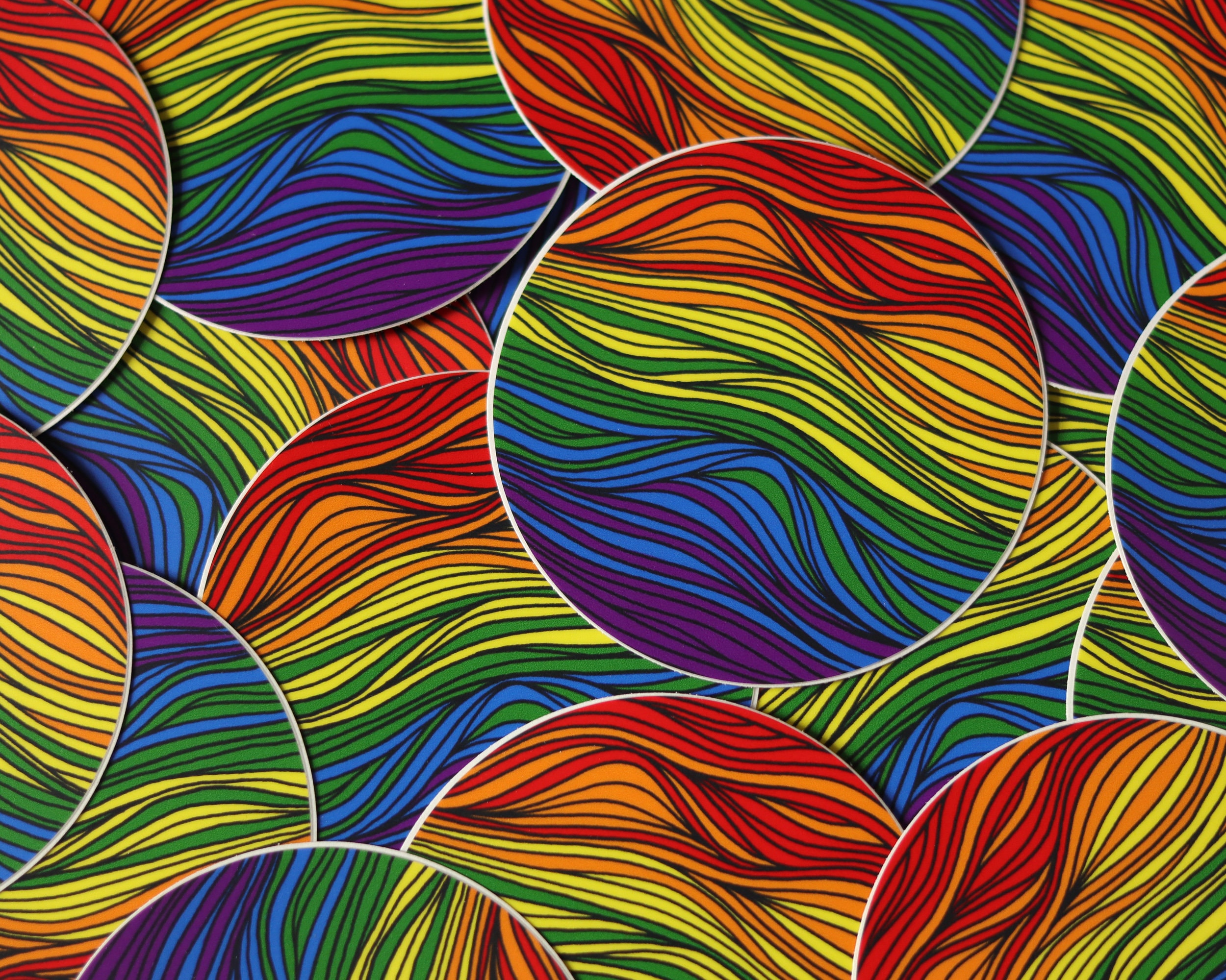Subtle gay pride vinyl sticker Rainbow flag sticker lgbtq | Etsy