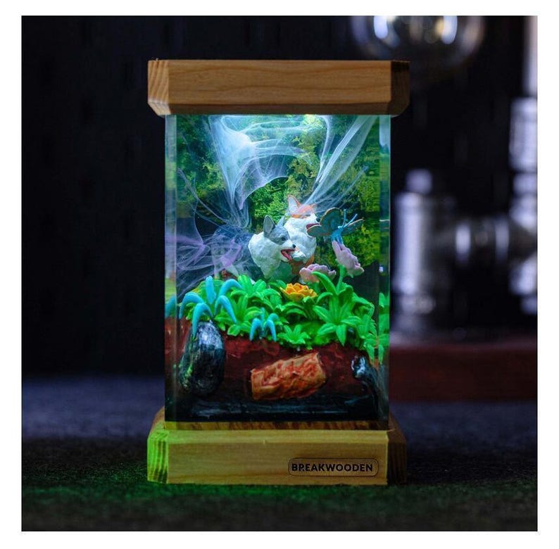 Dinosaur Resin Lamp Egg, Custom Epoxy Resin Art Lamp, Custom Dinosaur ...