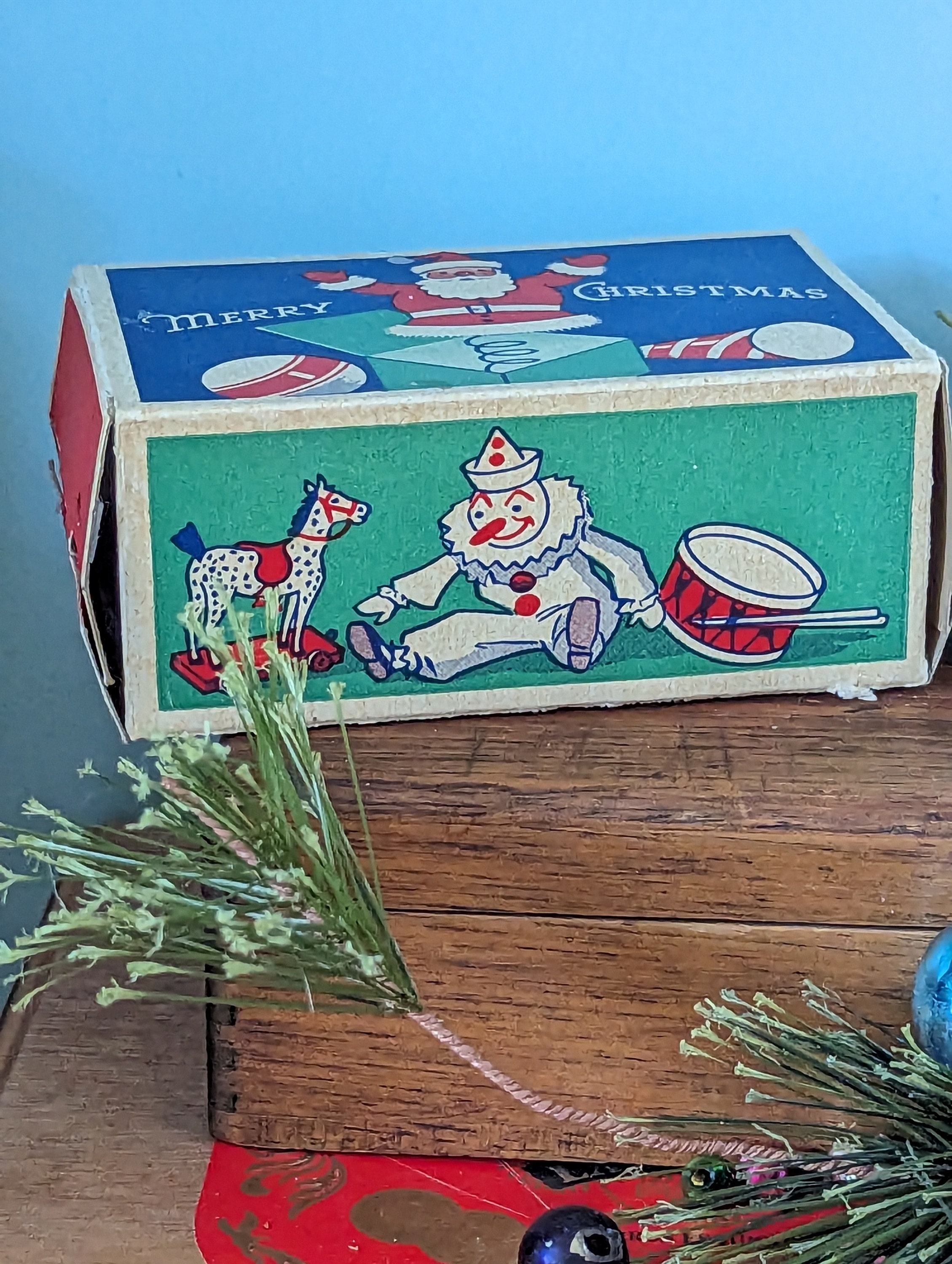 Vintage Christmas Candy Box - Etsy