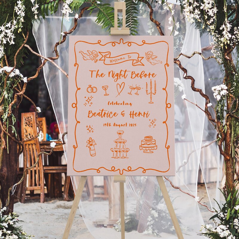 Rehearsal Dinner Sign - Etsy