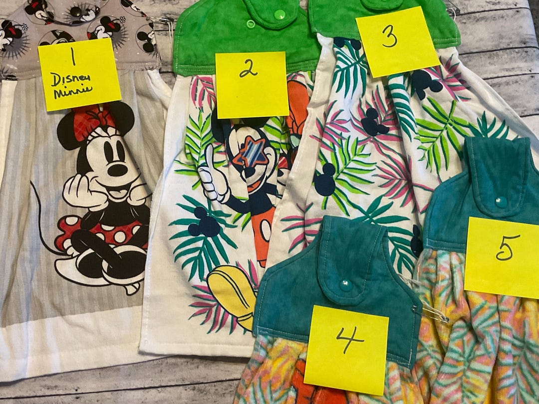 Disney Hand Towels Hanging Disney Towels Kitchen Towels - Etsy