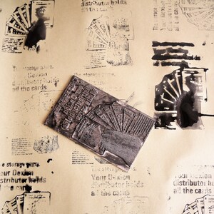 Vintage 60s 70s Stereotype Printing Plate for Advertising Calor Gas ...