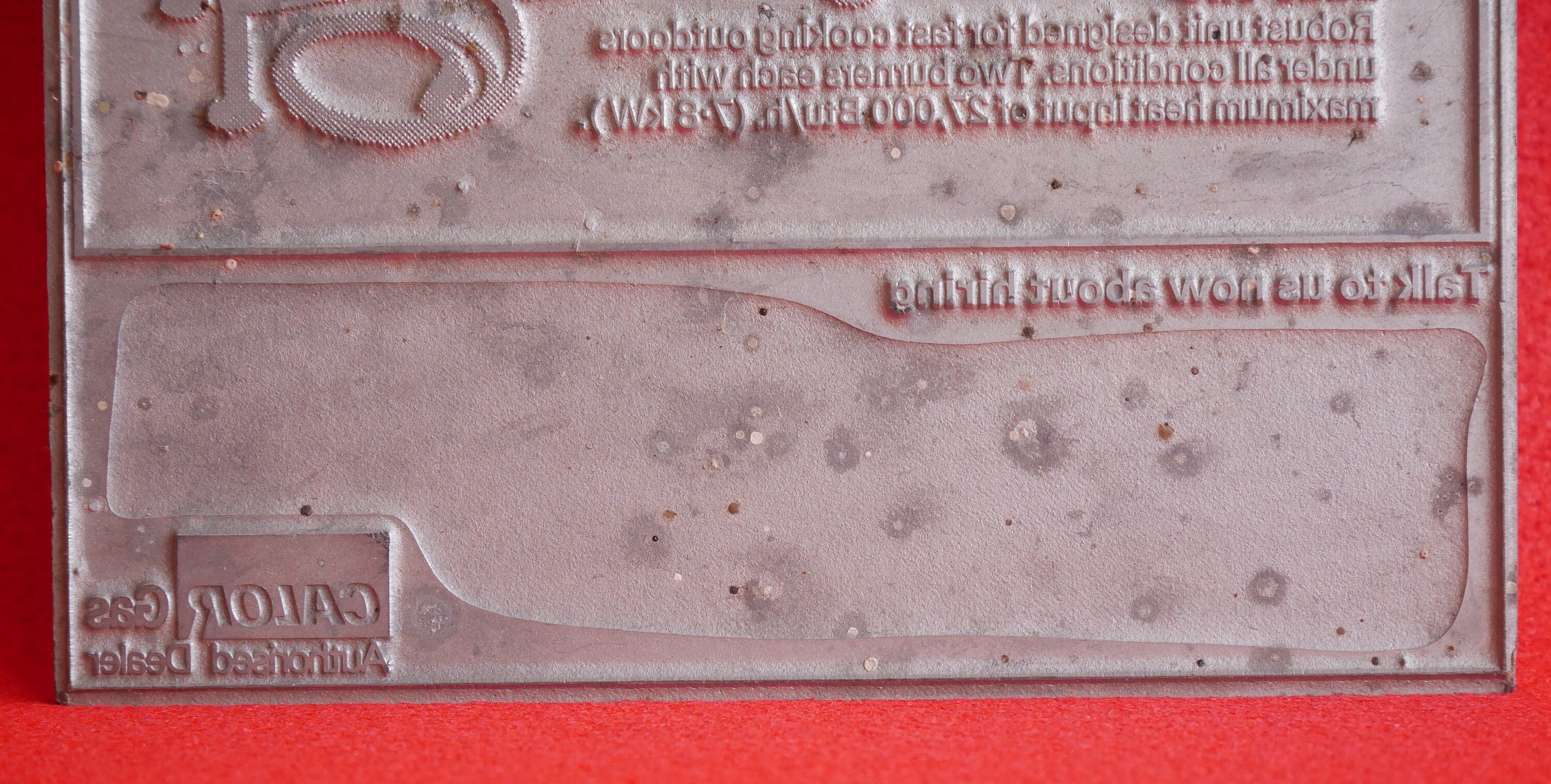 Large Vintage 60s 70s 80s Stereotype Printing Plate used for - Etsy.de