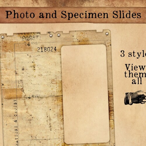 Printable Photo and Specimen Slides - Etsy