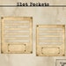 Printable Slot Pockets for Junk Journals. Set of 2 - Etsy