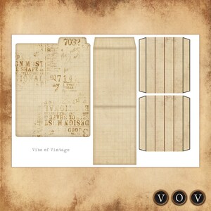 Mini File Folder Kit for Your Junk Journals and Other Craft Projects - Etsy