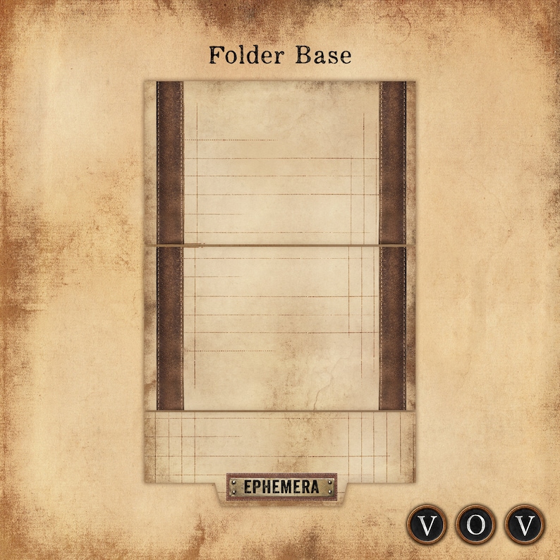 Accordion Ephemera Folder Ephemera Storage Printable Storage - Etsy