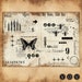 Vintage Grunge Background Pages, Printable Stamped Papers, Junk ...
