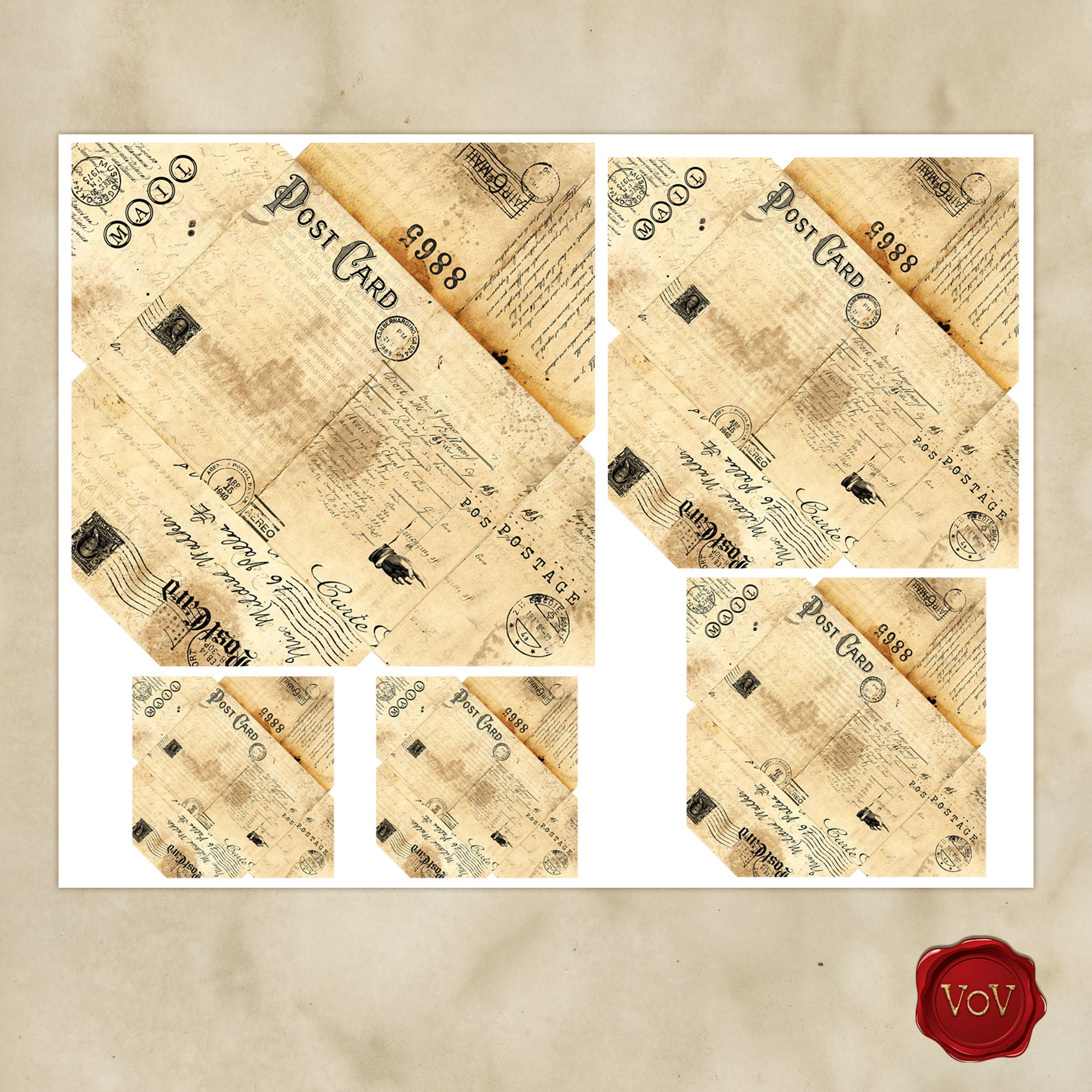 Vintage Envelopes Ephemera Storage Penpal Happy Mail - Etsy