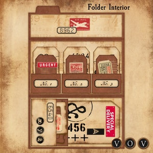 Vintage Folder No.4 for Junk Journals and Other Paper Craft Projects ...