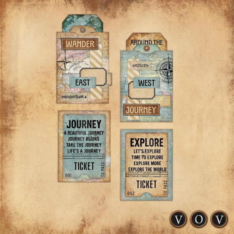 Mini Pocket Archive No. 3 | Vintage Pockets, Tags, Tickets ...