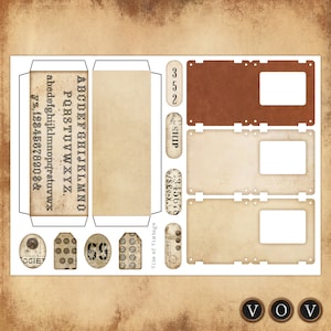 Vintage Folder No.2 for Junk Journals and Other Paper Craft Projects ...