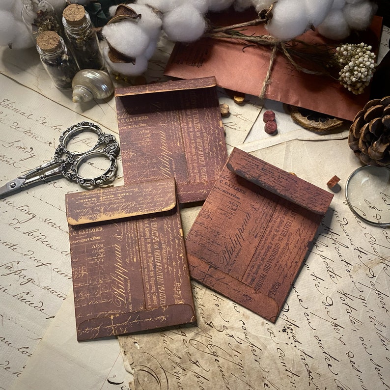 Vintage Coin Envelopes Ephemera Storage Penpal Happy Mail - Etsy