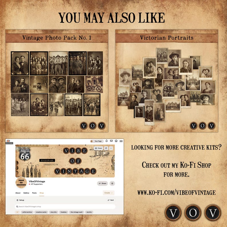 Vintage Photo Pack No. 2 Printable, Antique Children Life Photography ...