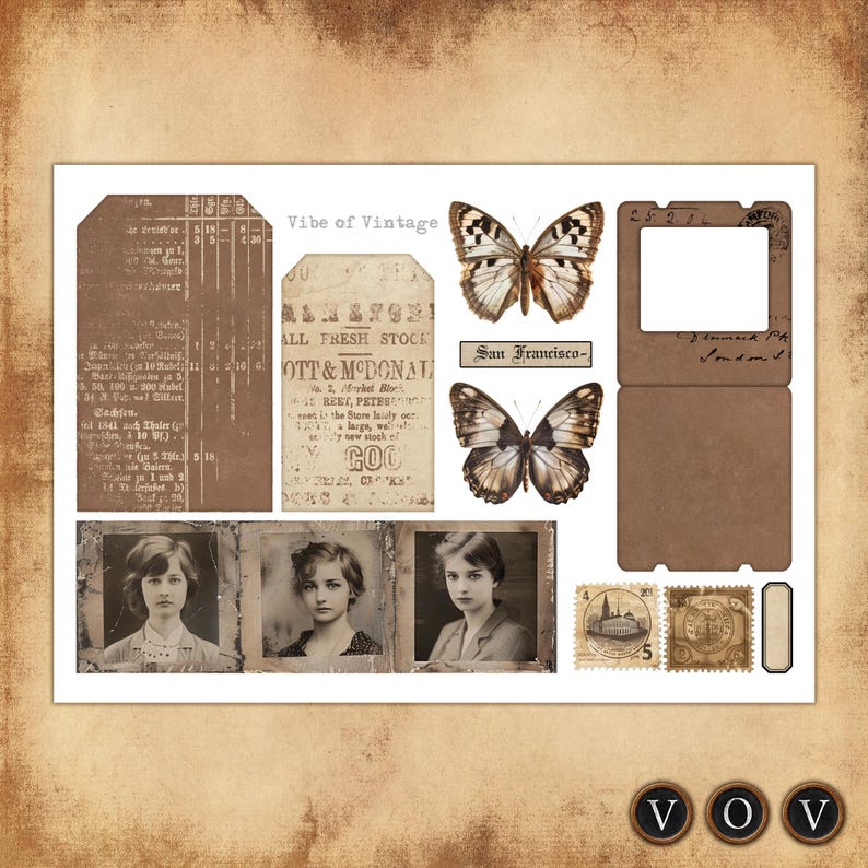 Color Craze: Browns Mini File Folder Kit for Your Junk Journals and ...