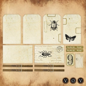 Specimen Envelope Kit for Junk Journals and Other Paper Craft Projects ...
