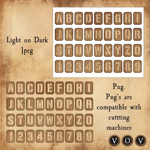 Alphabet Labels, Printable Labels, Junk Journaling, Vintage Grunge ...