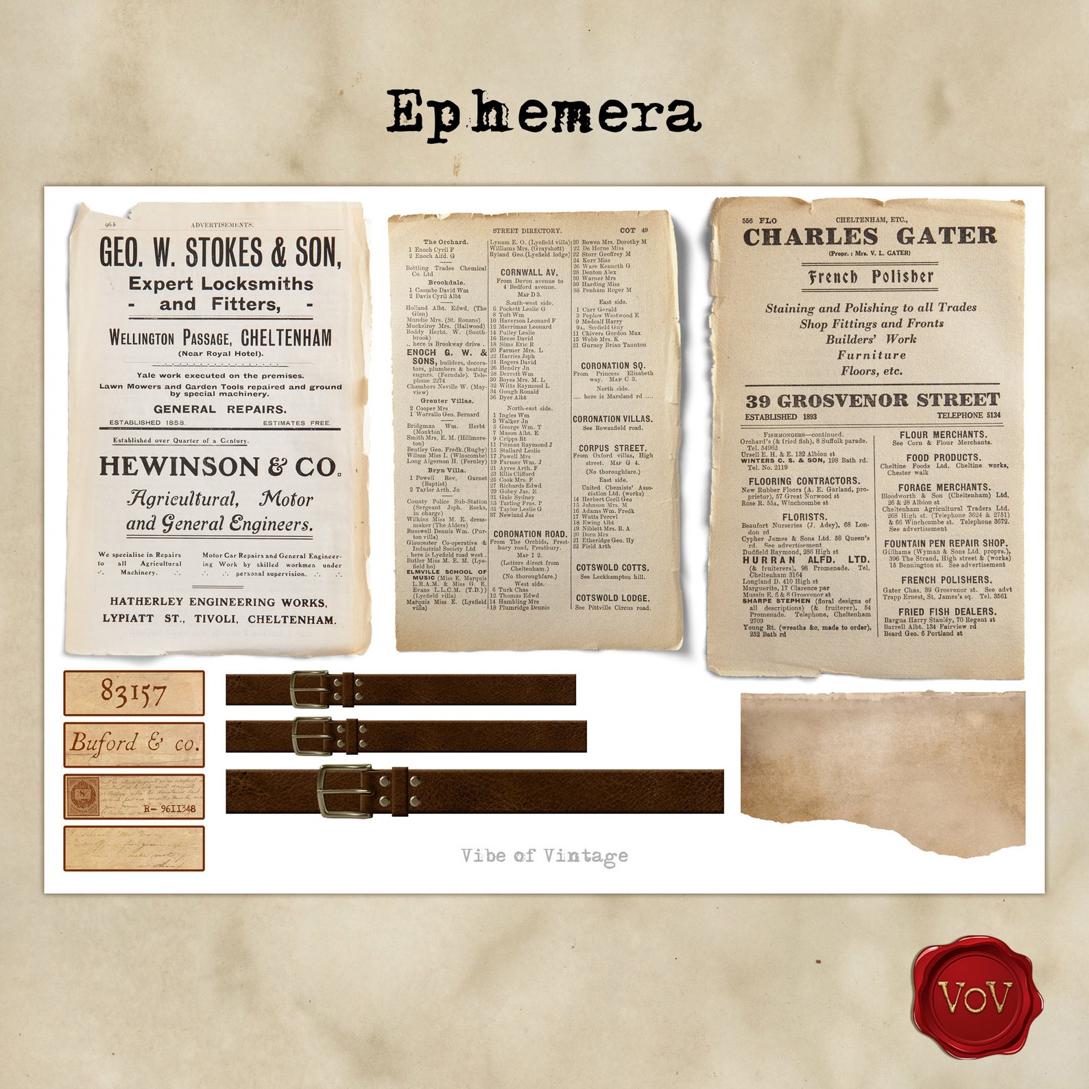 Vintage Folder Ephemera Storage for Junk Journals - Etsy