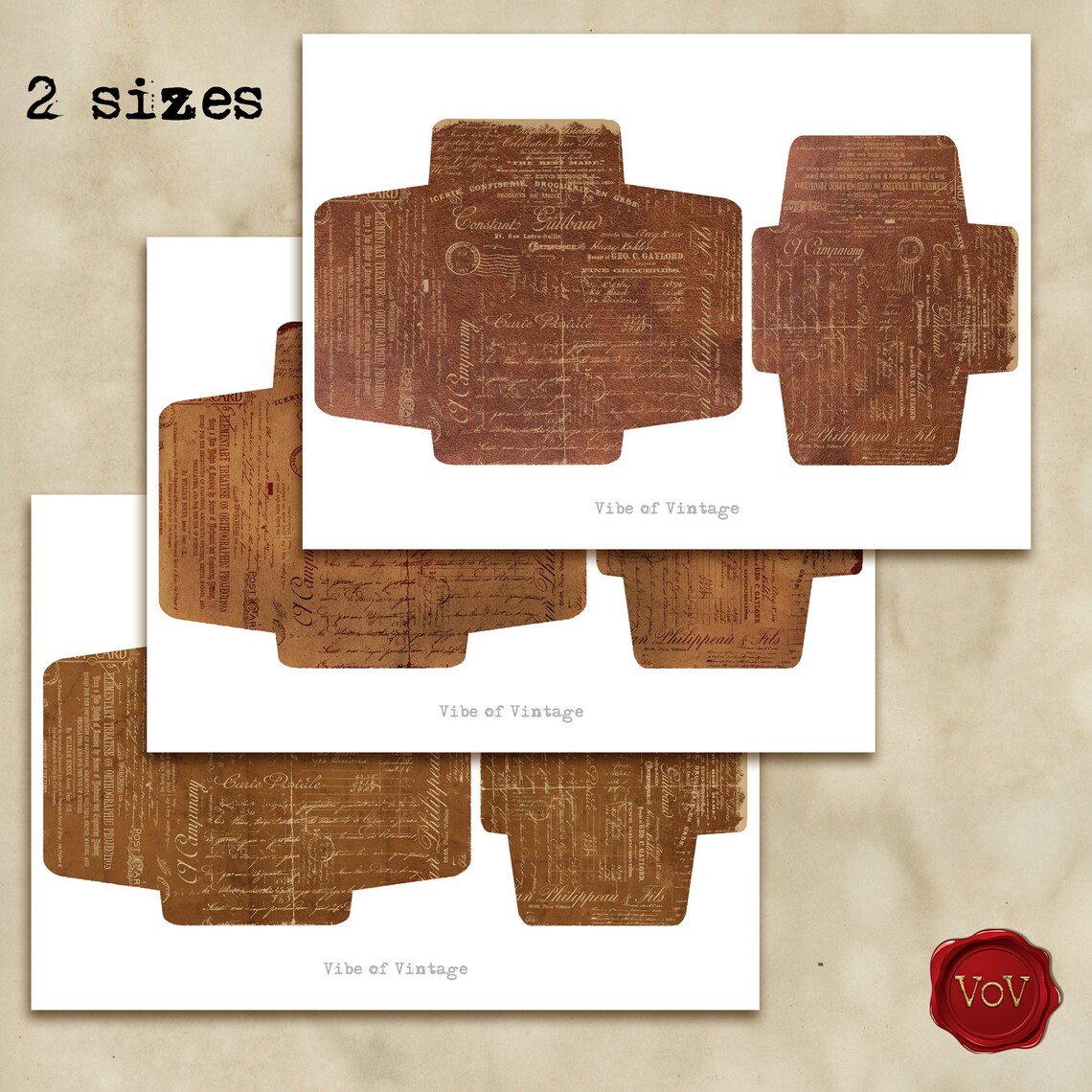 Vintage Coin Envelopes Ephemera Storage Penpal Happy Mail - Etsy