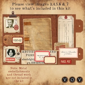 Vintage Folder No.2 for Junk Journals and Other Paper Craft Projects ...