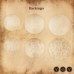 Vintage Circle Pockets for Junk Journals and Other Paper Craft Projects ...