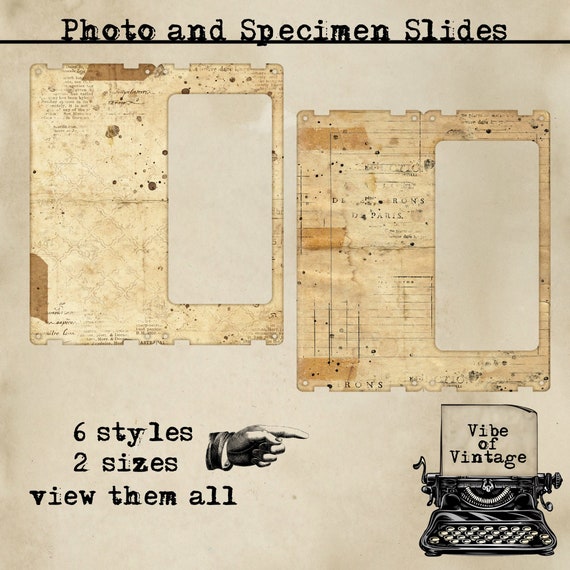 Printable Photo and Specimen Slides - Etsy