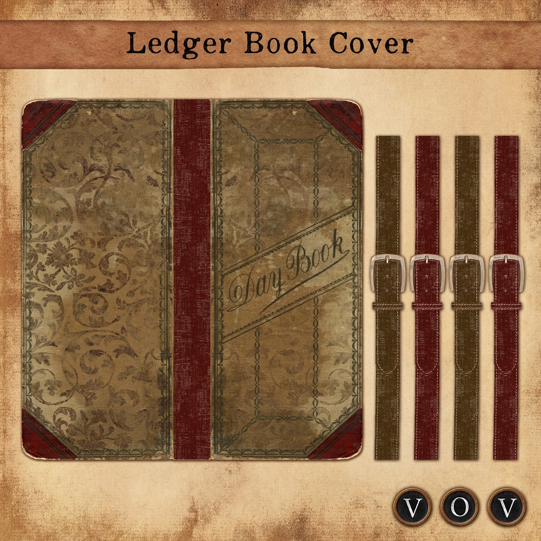 Ledger Book Cover for Your Junk Journals and Other Craft Projects - Etsy