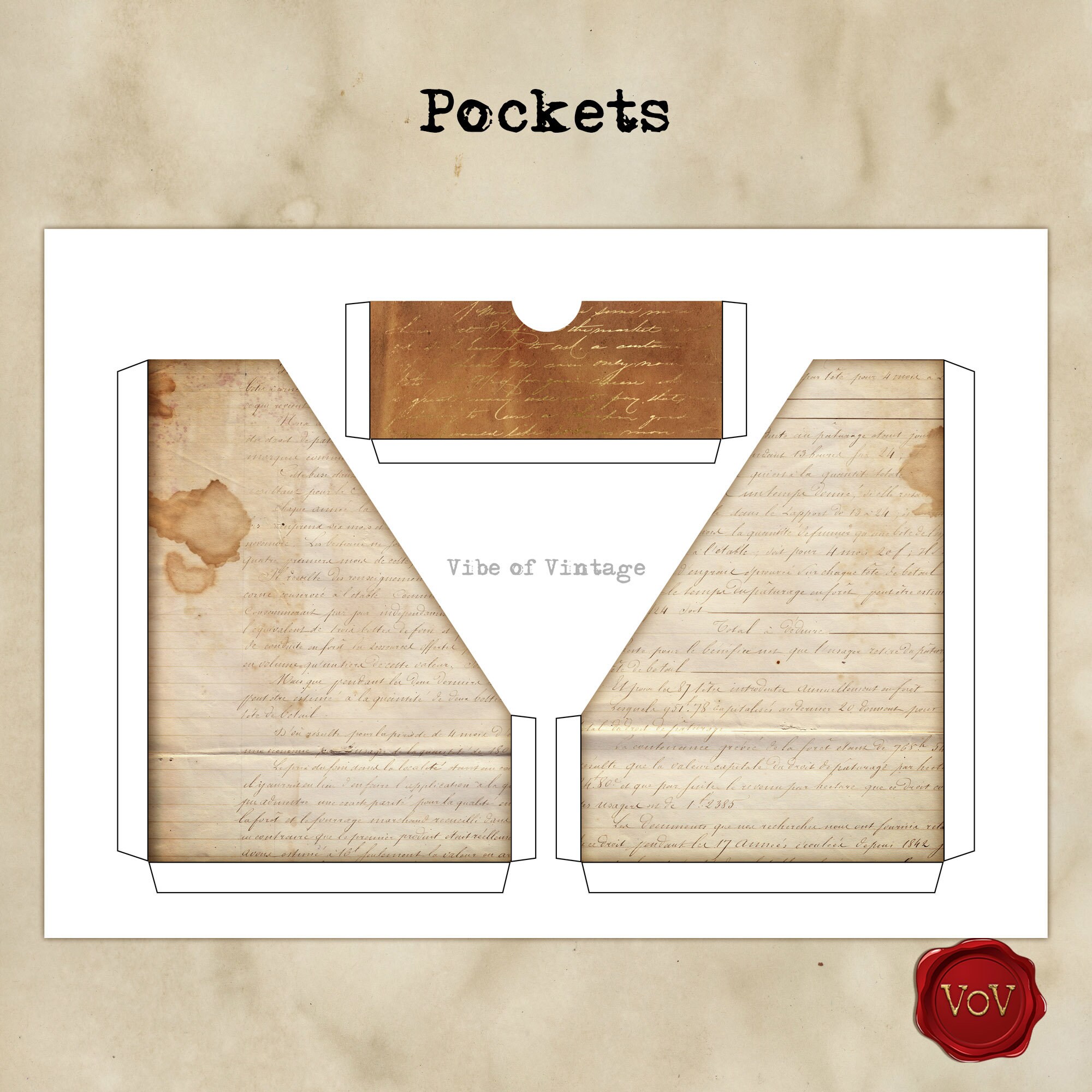 Vintage Folder Ephemera Storage for Junk Journals - Etsy