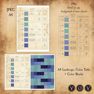 Werner's Nomenclature of Colors, Digital Color Palette, Color Theory ...