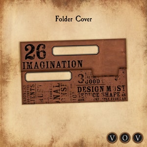 Vintage Folder No.4 for Junk Journals and Other Paper Craft Projects ...