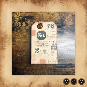 Vintage Tag Box, Tag Storage, Ephemera Storage, Printable Boxes ...