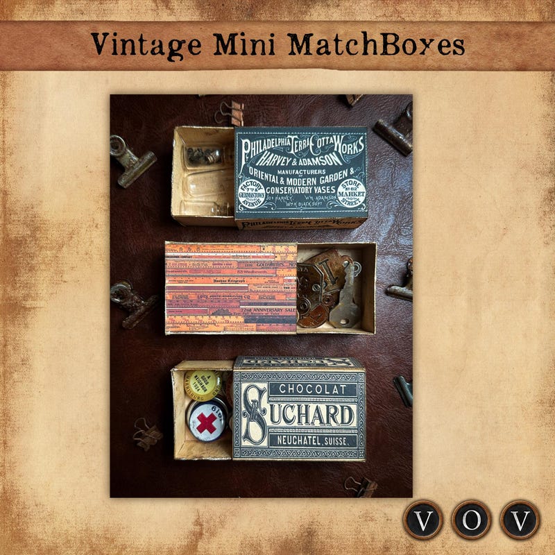 Matchbox Art - Etsy