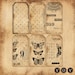 Grungy Tags, Vintage Tags, Tag Set, Set of 6 Vintage Grunge Tags 2.5x5 ...
