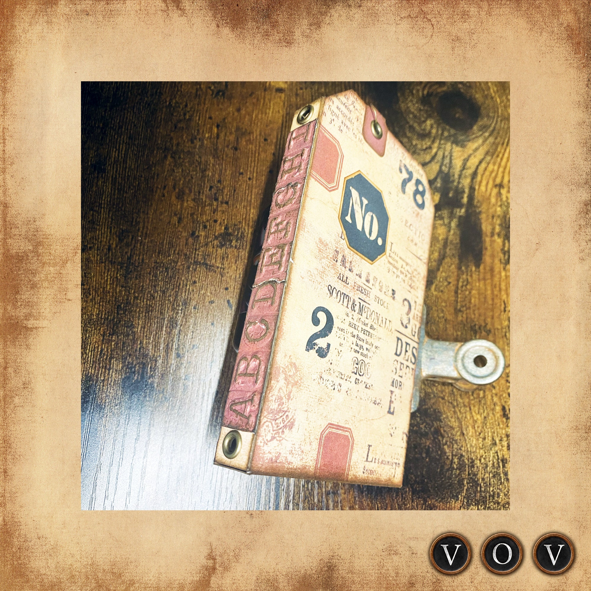 Vintage Tag Box, Tag Storage, Ephemera Storage, Printable Boxes ...